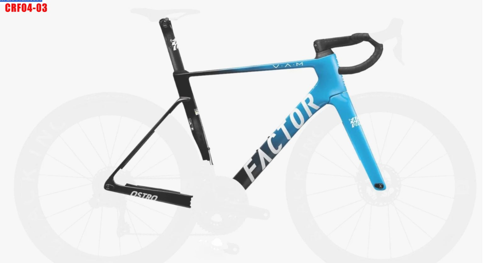 2024 Factor Ostro vam 2.0 Carbon Bike Frame with Handlebar Disc Brake ...